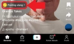 Cara Posting Ulang TikTok Agar Video Bisa Dilihat Pengikut | Jernih